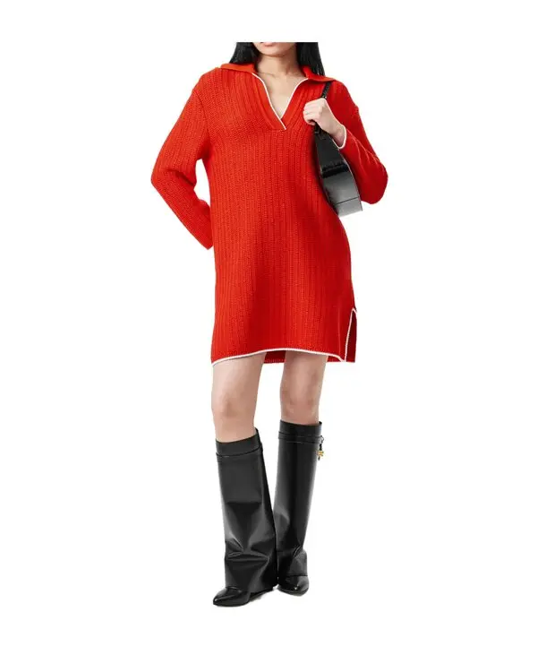 Givenchy Embroidered Knit Mini Dress