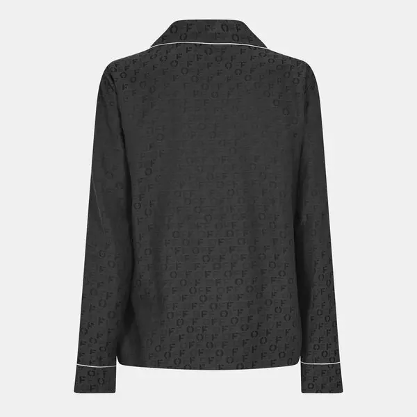 Off-White Classic Collar Pajama Shirt