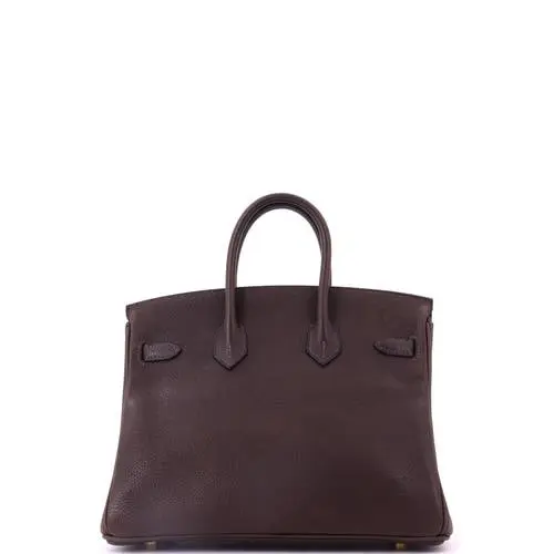 Hermès Birkin Handbag Barenia Faubourg With Gold Hardware 25 - Brown