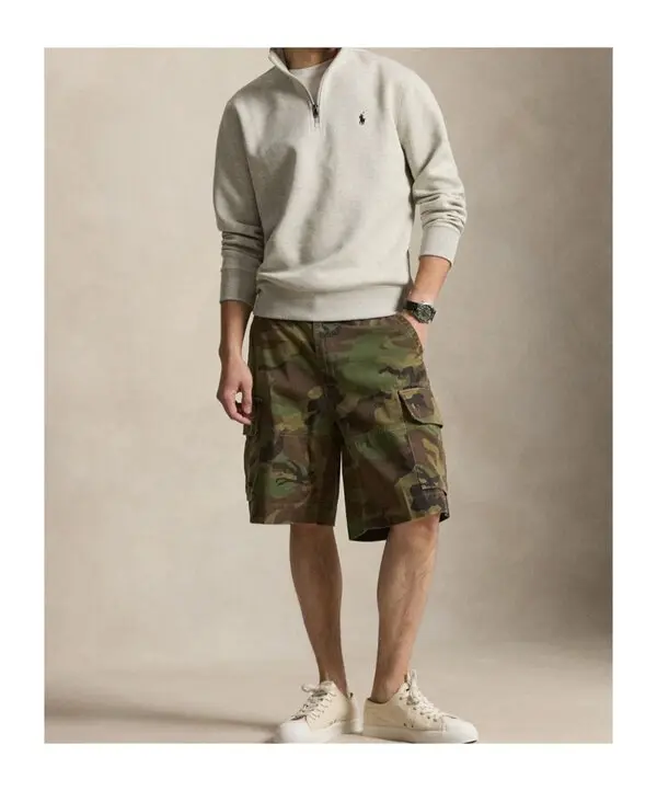 Polo Ralph Lauren Quarter Zip-up Hoodie - White