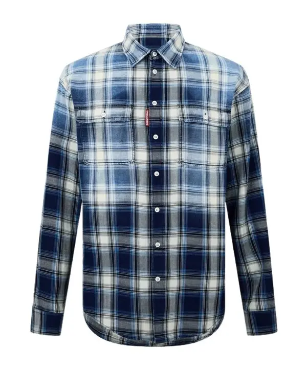 Dsquared2 Checkered Cotton Shirt