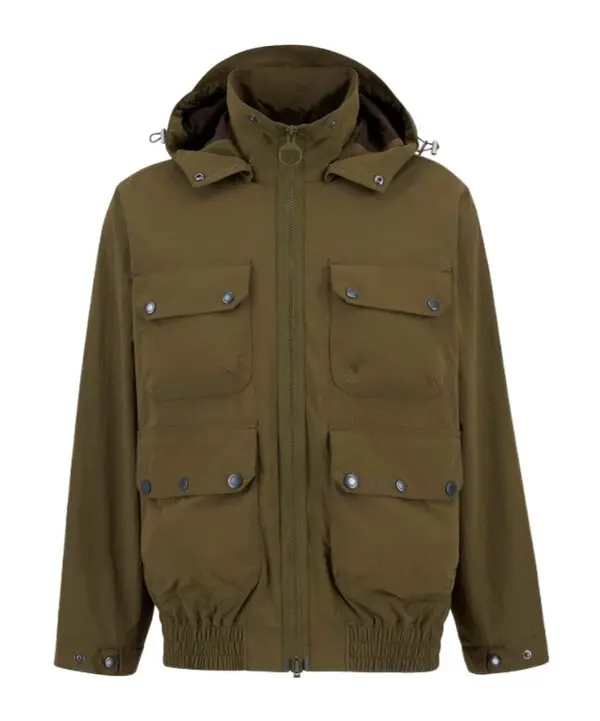 Barbour Re-engineered Flight Bedale Showerproof Jacket - Beech