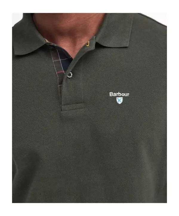 Barbour Tartan Pique Polo Shirt