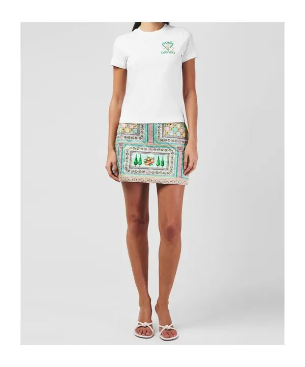 Casablanca Logo Crew Neck T-shirt