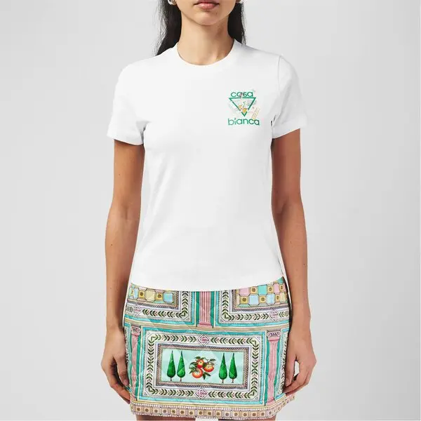 Casablanca Logo Crew Neck T-shirt