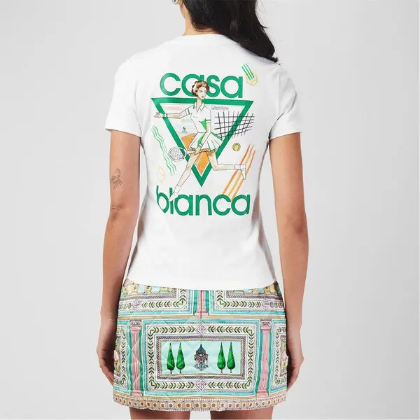 Casablanca Logo Crew Neck T-shirt