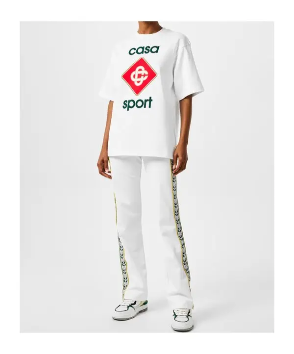 Casablanca Logo Crew Neck T-shirt