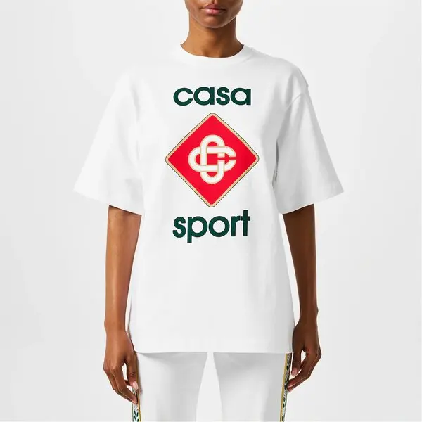 Casablanca Logo Crew Neck T-shirt