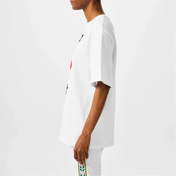 Casablanca Logo Crew Neck T-shirt