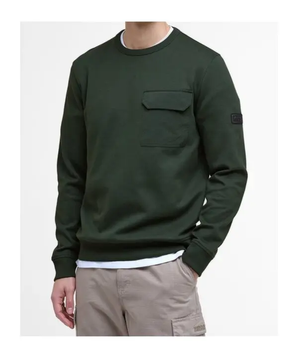 Barbour International Ilford Crew Sweater - Sage