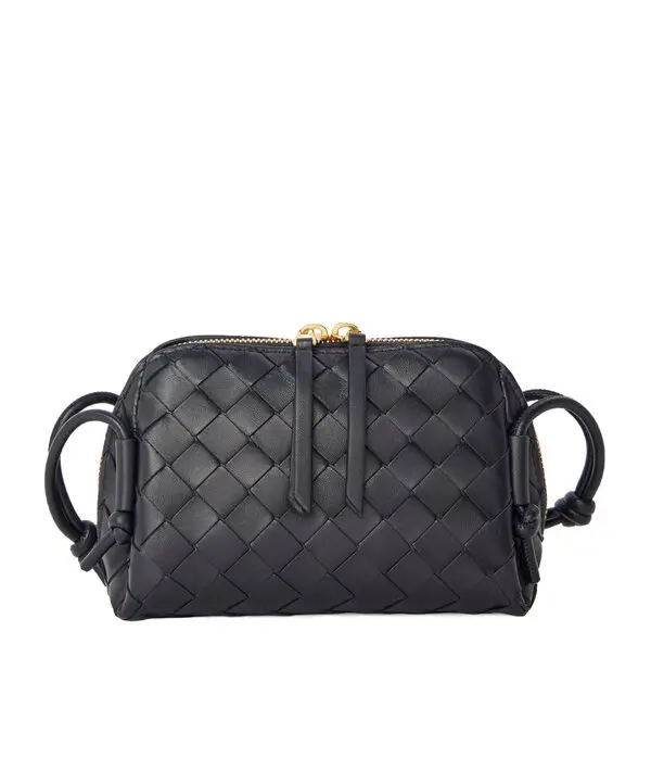 Bottega Veneta Mini Bag With Diamond Knit Weave