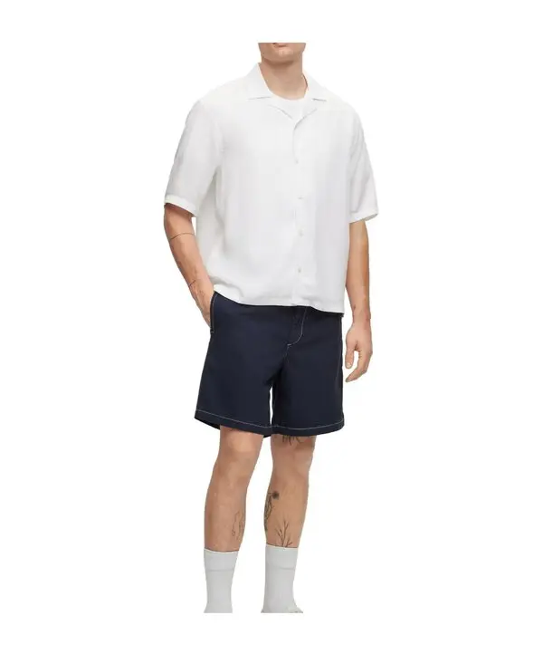 Hugo Boss Classic Versatile Solid Color Casual Shorts