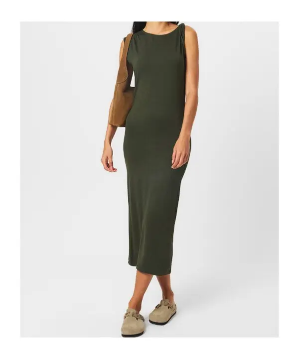 Barbour Sleeveless Maxi Dress With Round Neck - Envy