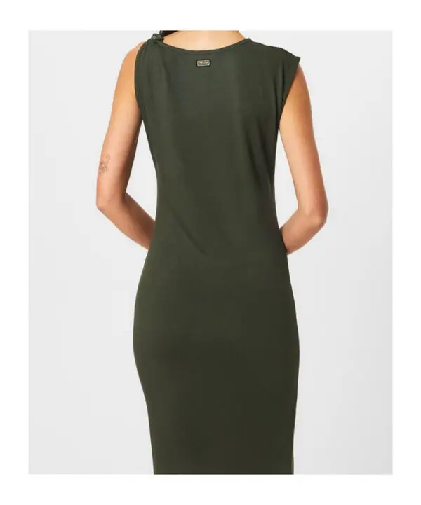 Barbour Sleeveless Maxi Dress With Round Neck - Envy