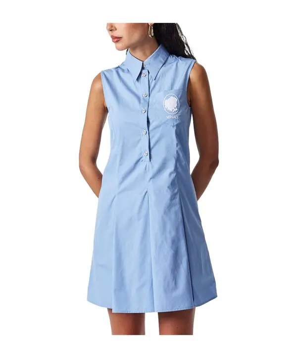 Versace Sleeveless Shirt Dress