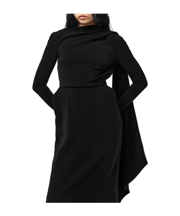 Balenciaga Long Cape Dress