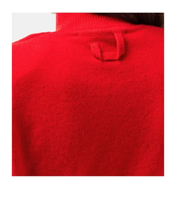 Jacquemus Short Sleeve High Collar Mini Dress