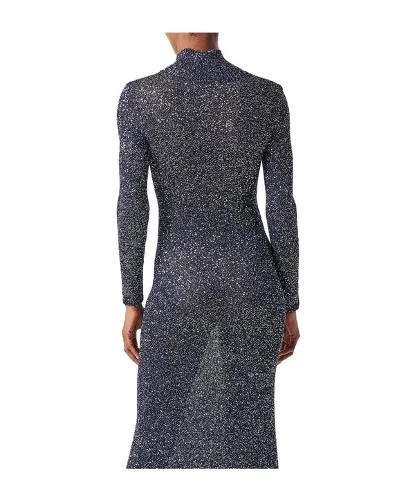 Balenciaga Sequin Knit Maxi Dress