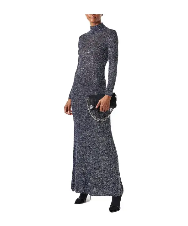 Balenciaga Sequin Knit Maxi Dress