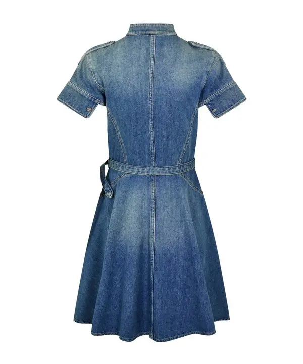 Alexander McQueen Denim Shirt Dress