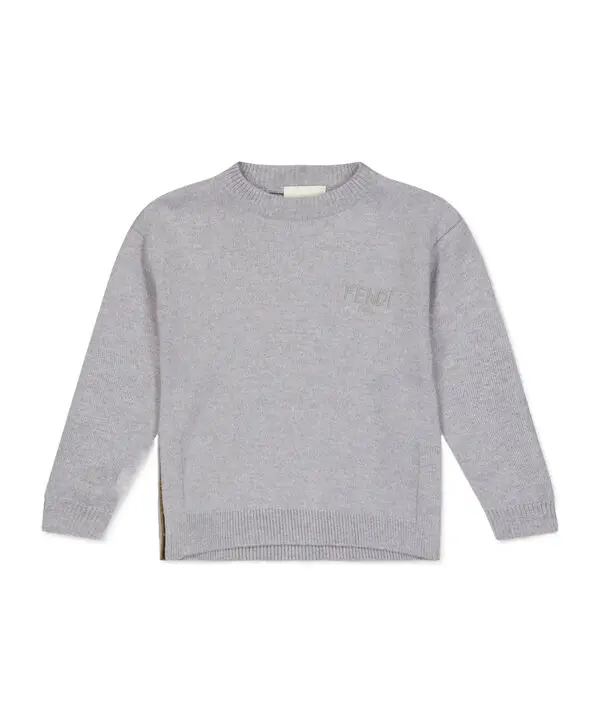 Fendi Crew Neck Long Sleeve Sweater