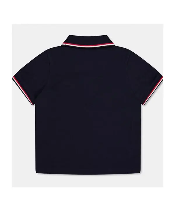 Moncler Logo Short Sleeve Polo Shirt