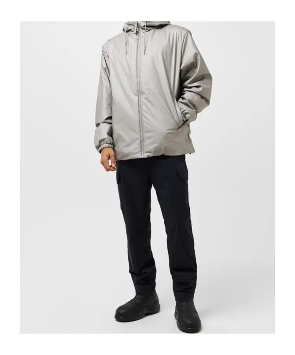 Rains Lohja Zipper Long Sleeve Puffer Jacket