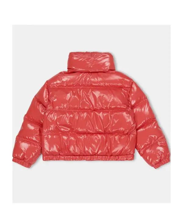 Moncler Padded Down Jacket With Logo Patch