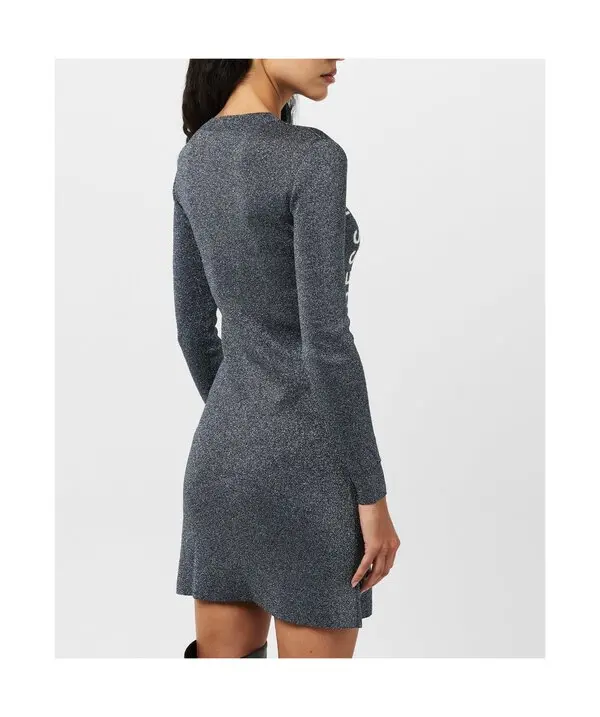 Off-White Slim-fit Dress With Graphic Detail