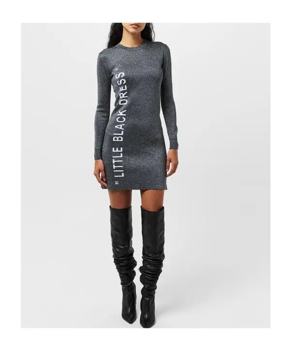 Off-White Slim-fit Dress With Graphic Detail