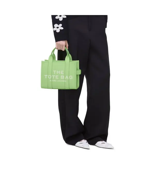 Marc Jacobs Small Leather Tote Bag - Green