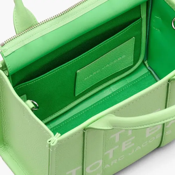 Marc Jacobs Small Leather Tote Bag - Green