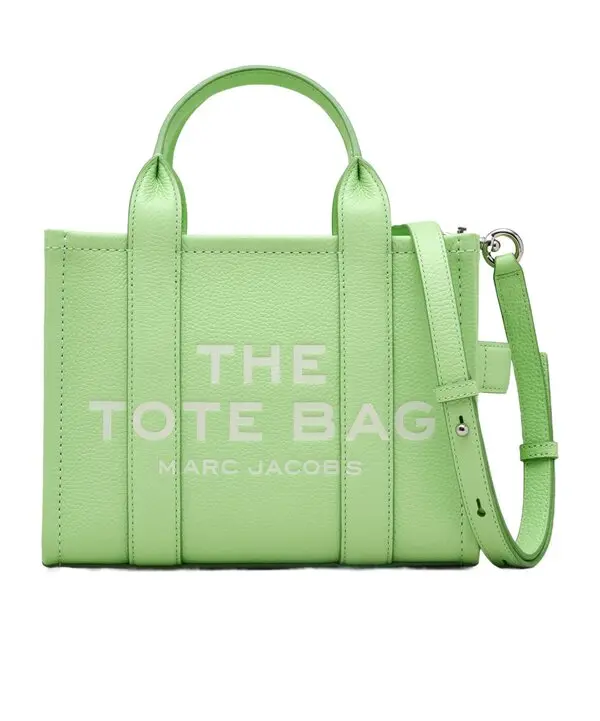 Marc Jacobs Small Leather Tote Bag - Green