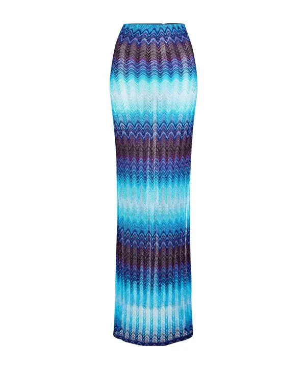 Missoni Zigzag Print Full Length Skirt