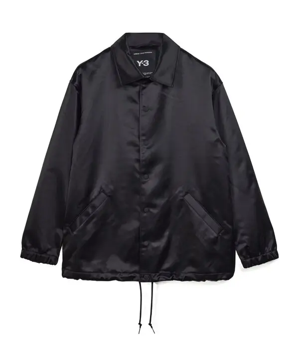 Y3 Graphic Print Satin Jacket