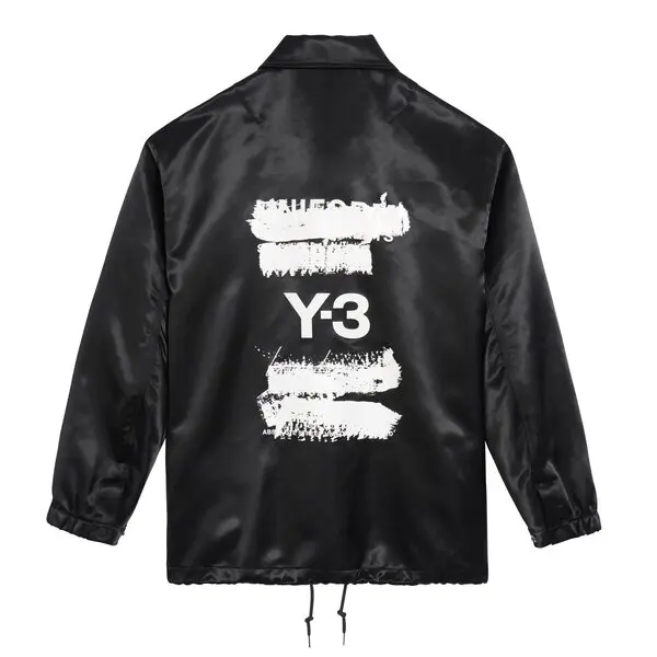 Y3 Graphic Print Satin Jacket