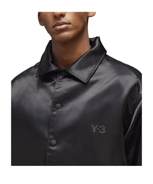 Y3 Graphic Print Satin Jacket