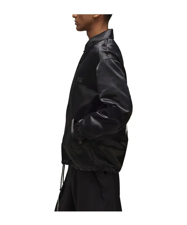 Y3 Graphic Print Satin Jacket