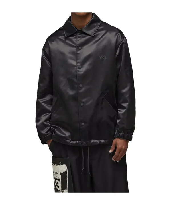 Y3 Graphic Print Satin Jacket