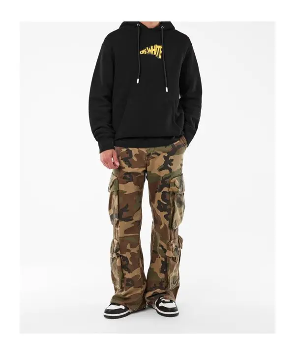 Off-White Arrow Long-sleeve Hooded Sweatshirt