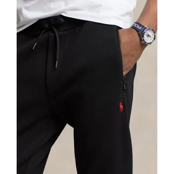 Polo Ralph Lauren Fashion Solid Color Minimalist Casual Pants - Black