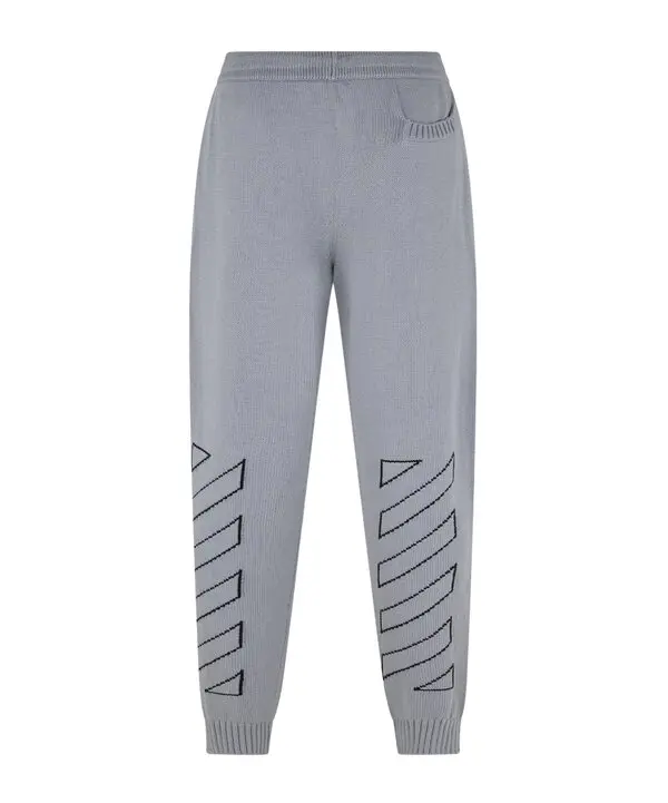 Off-White Knit Jogger Pants