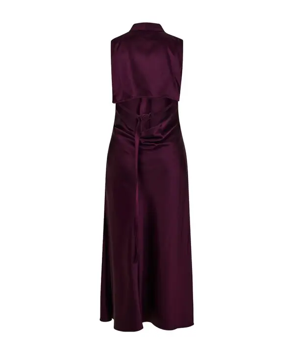 Off-White Sleeveless Maxi Dress