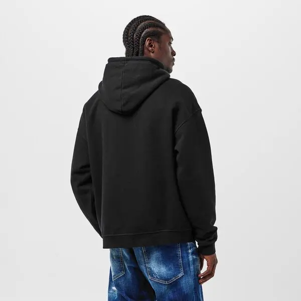 Dsquared2 Classic Printed Hoodie - Black