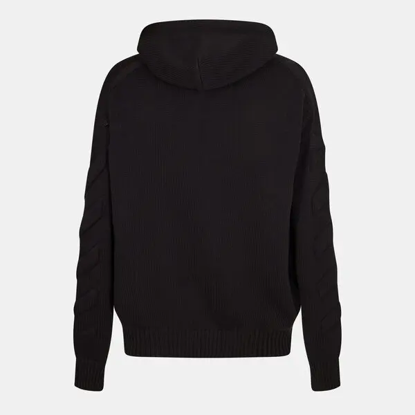 Off-White Hooded Knit Sweater
