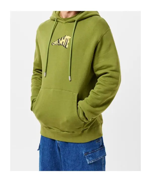 Off-White Arrow Long-sleeve Hooded Sweatshirt