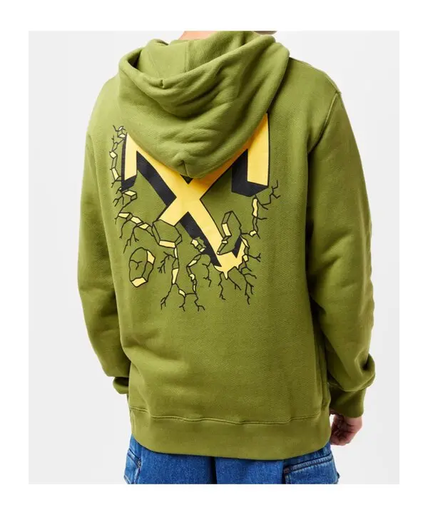 Off-White Arrow Long-sleeve Hooded Sweatshirt
