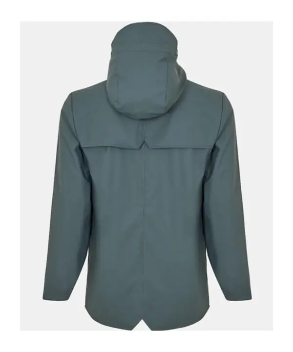 Rains Long-sleeved Hooded Raincoat - Green