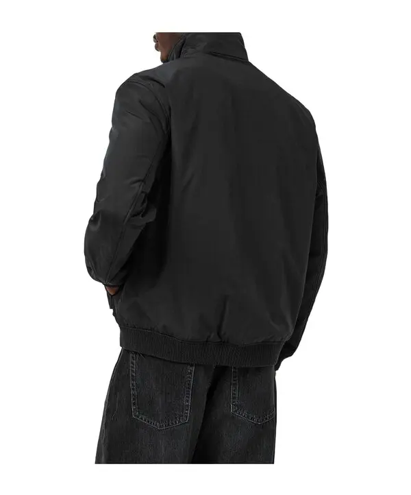 Hugo Boss Water-repellent Zip-up Jacket With Patch Pockets
