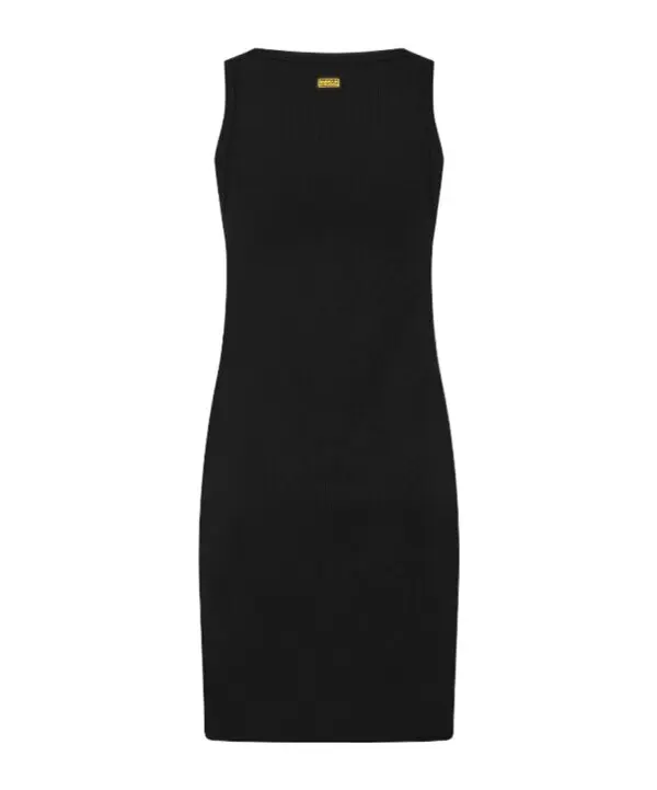 Barbour Sleeveless Round Neck Ribbed Dress